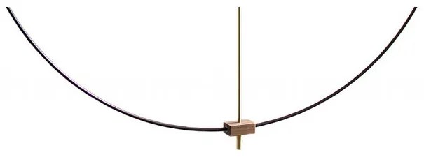 Designové nástěnné hodiny Nomon Bilbao Brass Small 92cm