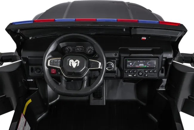 Elektrické autíčko RAM 3500 policejní černé