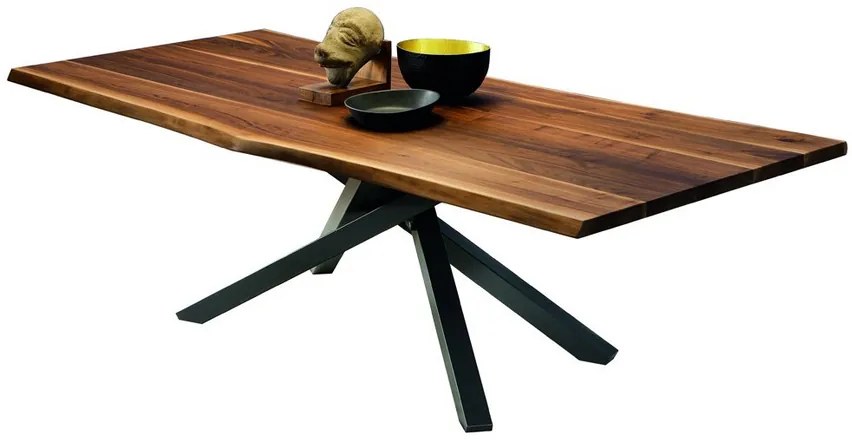 MIDJ - Stůl PECHINO 250x106 cm s deskou z masivního dřeva