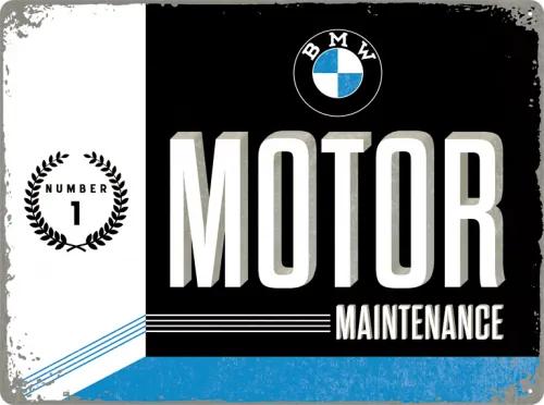 Postershop Plechová cedule - BMW Motor Maintenance 30x40 cm