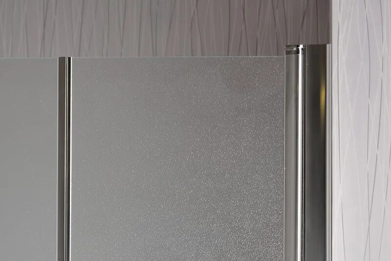 ARTTEC Dvoukřídlé sprchové dveře do niky SALOON 100 - 105 cm grape sklo