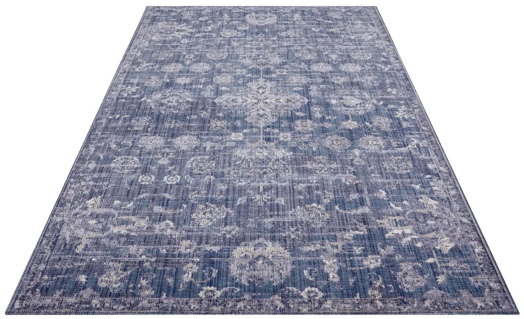 Hanse Home, Kusový koberec Cairo 105584 Alexandria Blue – na ven i na doma, 200x280, modrá, chodba / předsíň