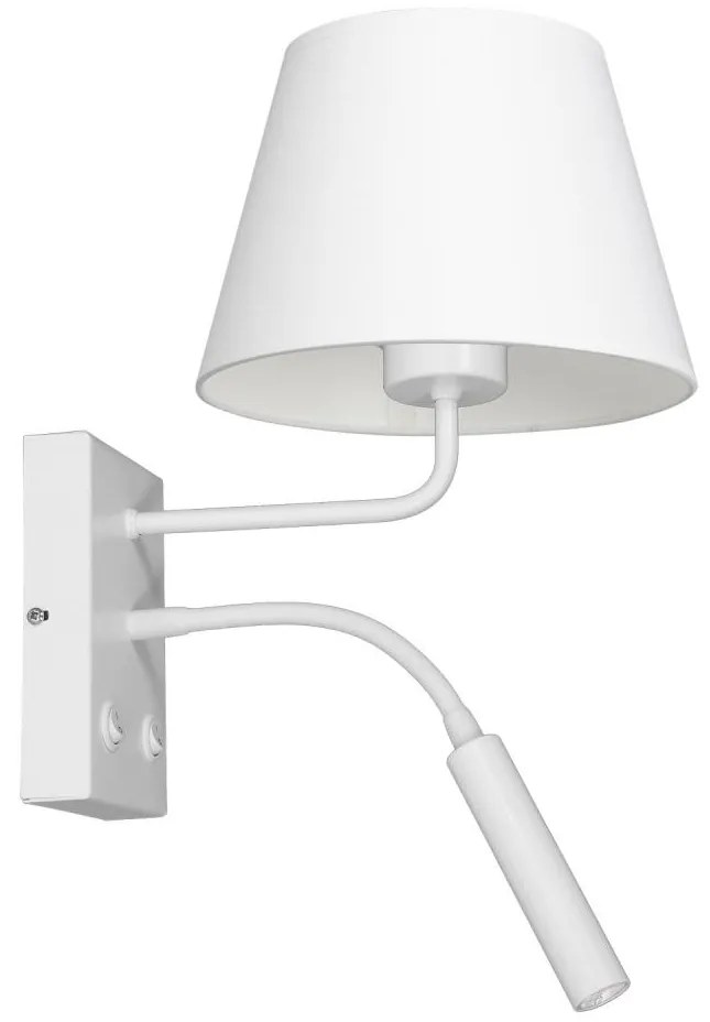 Luminex Nástěnná lampa ARDEN 1xE27/60W+1xG9/8W/230V bílá LU3437