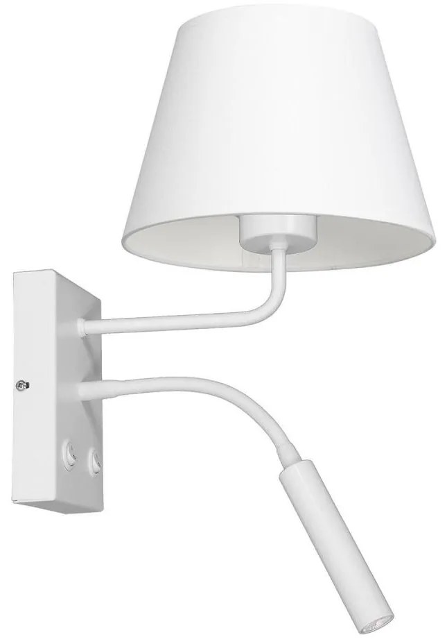 Nástěnná lampa ARDEN 1xE27/60W+1xG9/8W/230V bílá