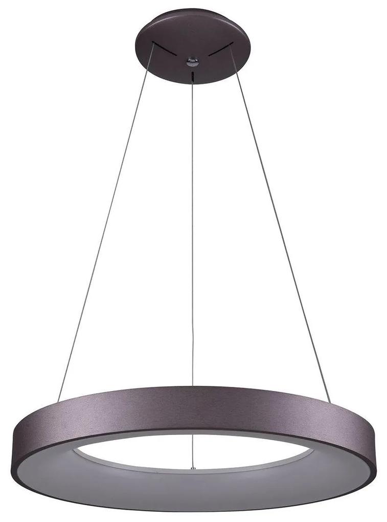 Závěsné LED osvětlení GIULIA, hnědé, 50W Italux Giulia 5304-850RP-CO-3