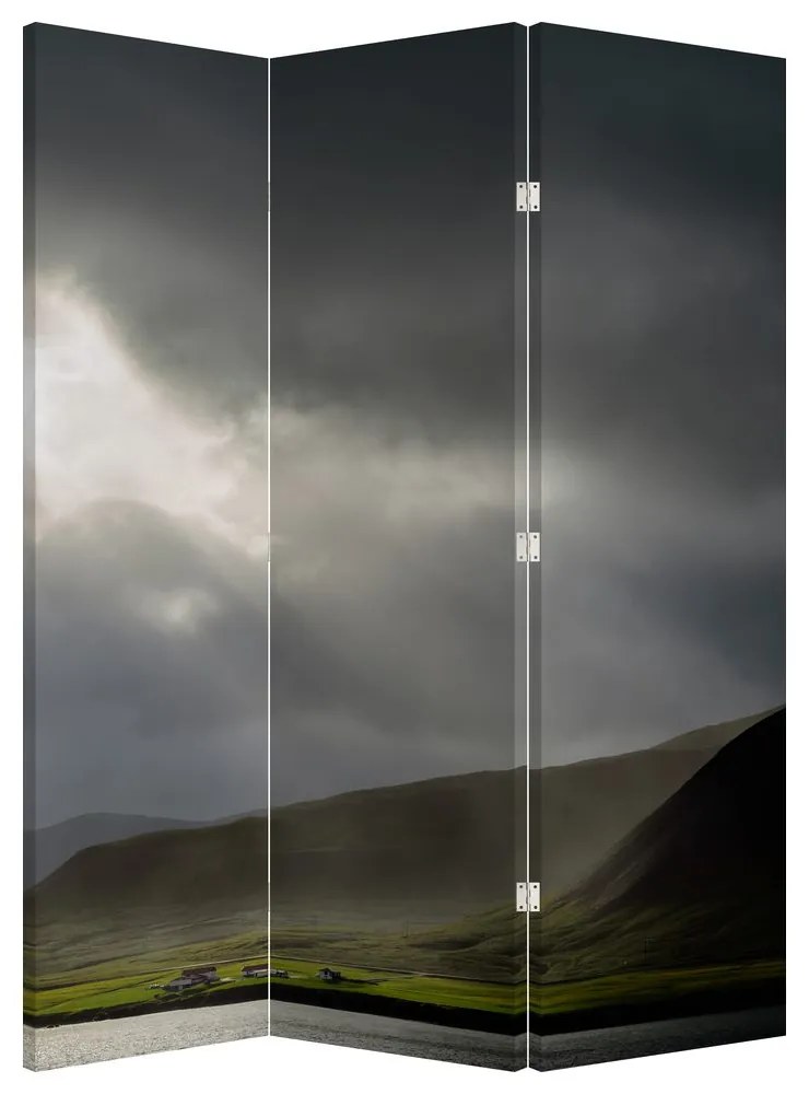 Paraván - Blížící se bouřka (126x170 cm)