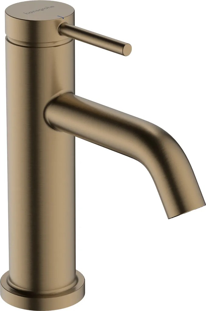 Hansgrohe Tecturis S, stojánkový ventil 80 EcoSmart+ na studenou vodu bez odtokové soupravy, kartáčovaný bronz, HAN-73313140
