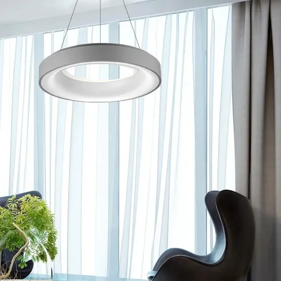 LED svítidlo Sovana 45 CCT šedá s dálkovým ovladačem