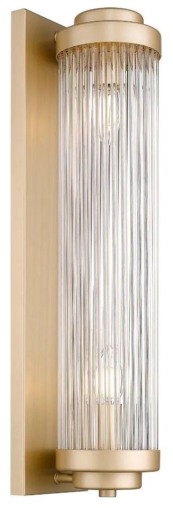 Zuma Line Luxusní nástěnné křišťálové svítidlo Sergio twist, v.57cm Barva: Lesklá zlatá