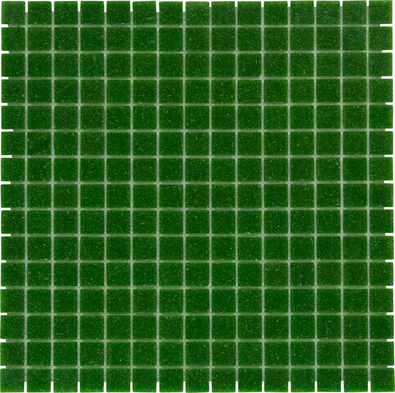 The Mosaic Factory Obklad mozaika skleněná zelená Dark Green 2x2 (32,3x32,3) cm - GM26