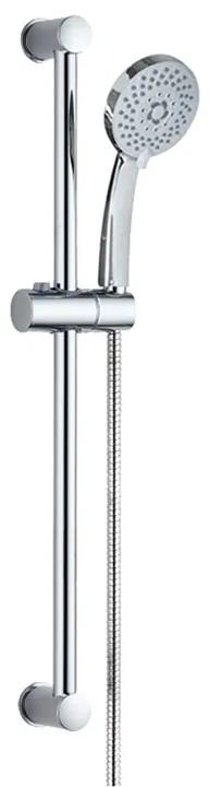 Mereo, Sprchová sada, pětipolohová sprcha, nerez., dvouzámková sprchová hadice, 150 cm, anti twist, MER-CB900B