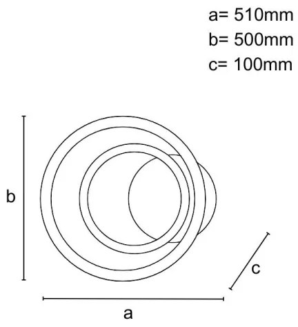 LED Stmívatelné stropní svítidlo LED/55W/230V 3000-6500K + dálkové ovládání