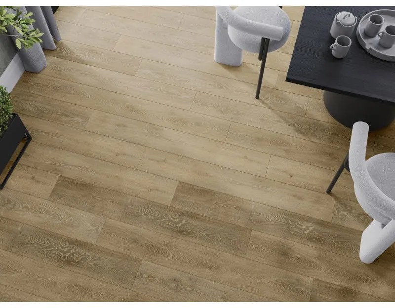 Mexen Alabama, vinylová podlaha 1240x182 mm SPC 6,5 mm, IXPE 1,5 mm, 4stranná V-drážka, dub, F1019-1240-182-505-4V1-01