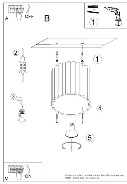 Sollux  SL.1804 - Bodové svítidlo AURA 1xGU10/10W/230V 10 cm hnědá