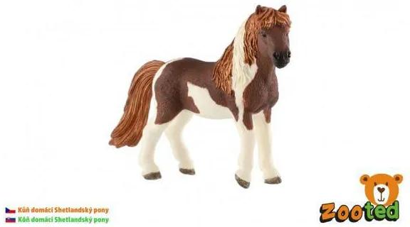 ZOOted Kůň domácí Shetlandský pony plast 12 cm