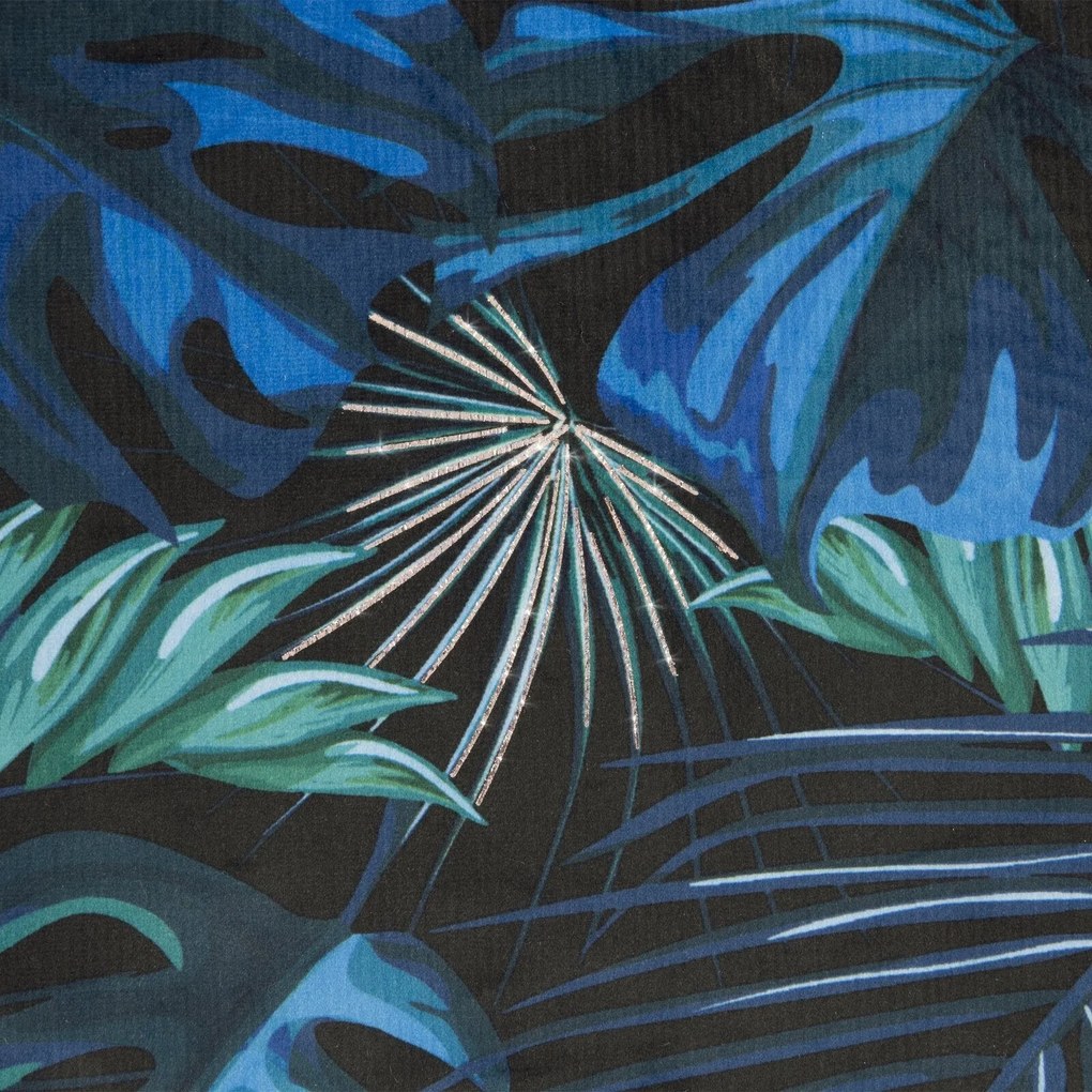 ZATEMŇOVACÍ ZÁVĚS NA KROUŽCÍCH LAZUR 140X250 CM VZOROVANÁ