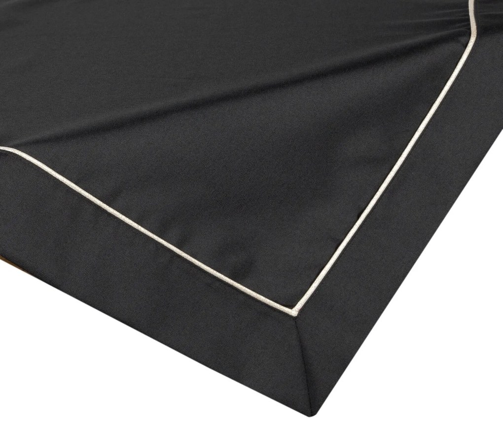 UBRUS DORITA 85X85 CM ČERNÝ