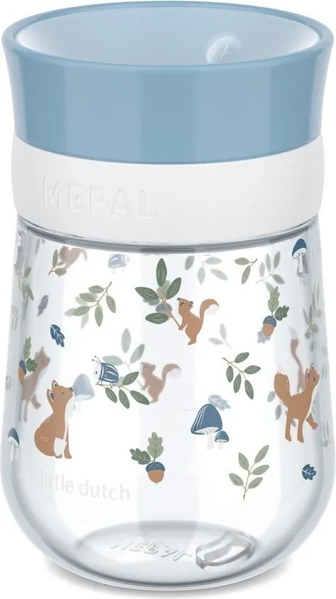 Světle modrý plastový dětský hrnek 300 ml Forest Friends – Mepal