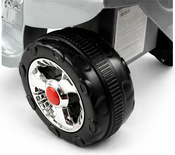 LEAN CARS Elektrická motorka pro děti HC8051, stříbrná