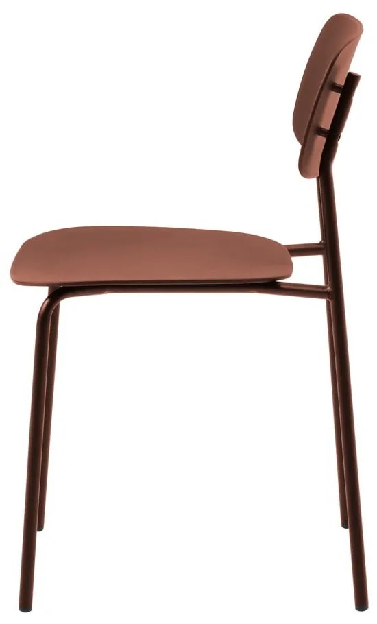 Jídelní židle v sadě v terakotové barvě 2 ks Kirkland – Unique Furniture