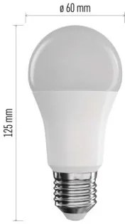 Emos lighting Chytrá LED žárovka GoSmart A60 / E27 / 11 W (75 W) / 1 050 lm / RGB / stmívatelná / WiFi 1520503501