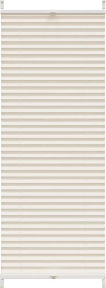 Plisovaná roleta 40 x 100 cm krémová 240617