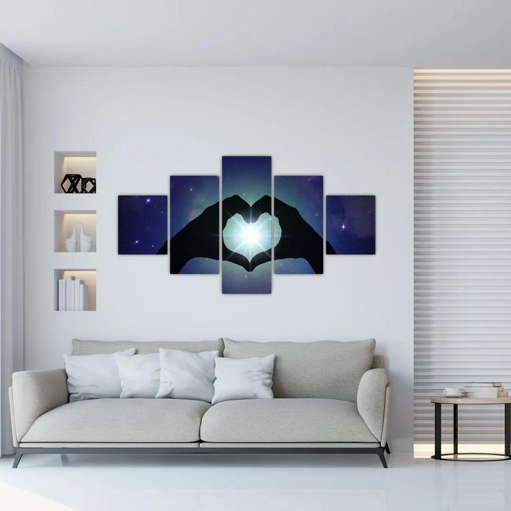 Obraz - Symbolická láska (125x70 cm)