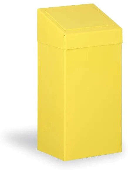 Kovona Kovový odpadkový koš na tříděný odpad, 45 l, žlutý