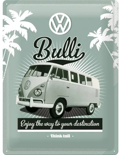 Postershop Plechová cedule - VW Retro Bully 40x30 cm