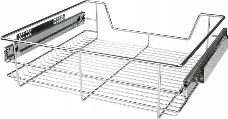 Jago Sada 5 teleskopických zásuvek, 56 x 44 x 14 cm, chrom