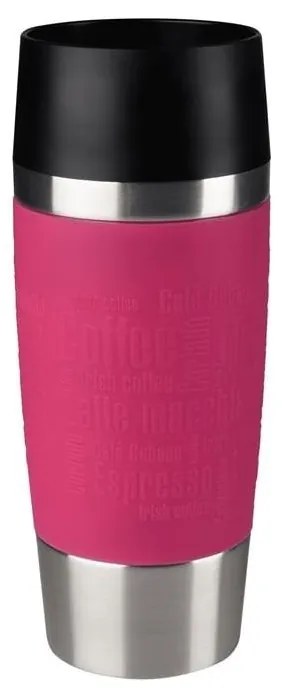 Tefal Tefal - Cestovní hrnek 360 ml TRAVEL MUG nerez/růžová GS0243