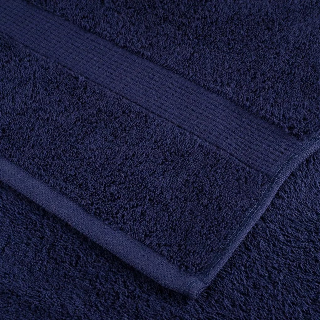 Prémiové ručníky pro hosty SOLUND 2 ks tmavě modré 30x50 cm 600 g/m² 137254