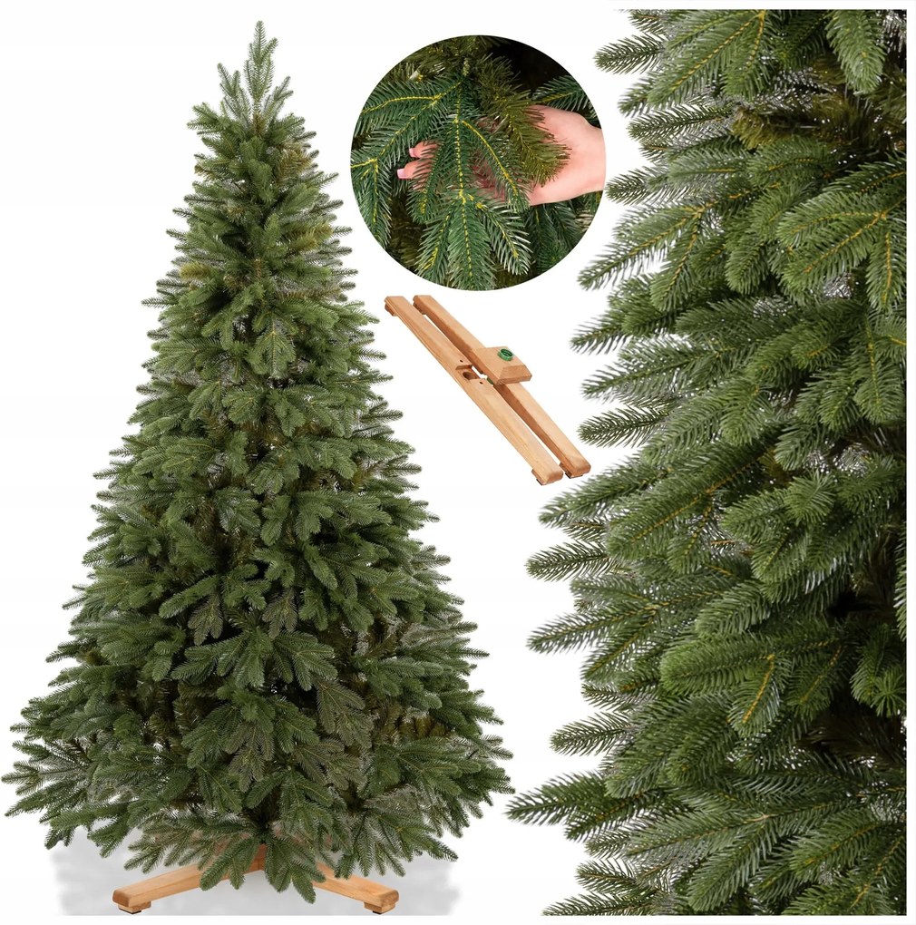 Umělý Vánoční Stromeček Borovice Zelená Royal Trees Delux Premium 210 cm Hustá Krása
