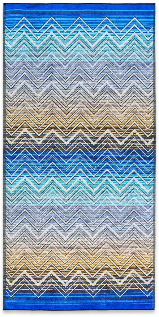 TOLOMEO osuška 80 x 160 cm modrá multicolor