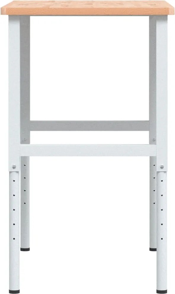 Pracovní stůl 100 x 60 x (71,5–98) cm masivní buk obdélníkový 3309704