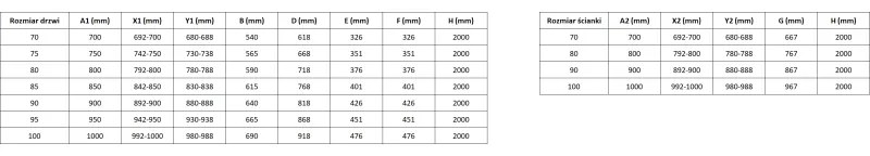 Mexen Lunar-F L, skládací sprchový kout levý 100 x 80 cm, 8mm čiré sklo, černý profil, 836L-100-080-70-00-L