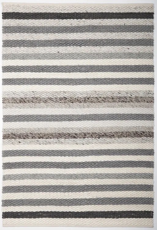 Diamond Carpets koberce Ručně vázaný kusový koberec MCK Strop DE 2263 Pastel Brown Mix - 140x200 cm