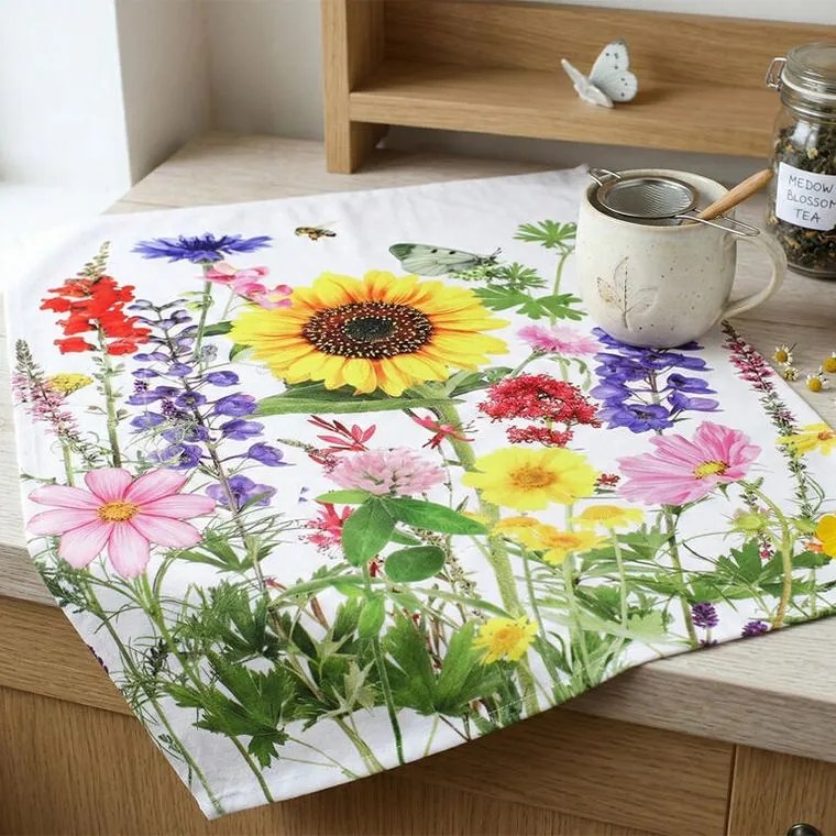 Keprová utěrka LOUKA SLUNEČNICE 50 x 70 cm