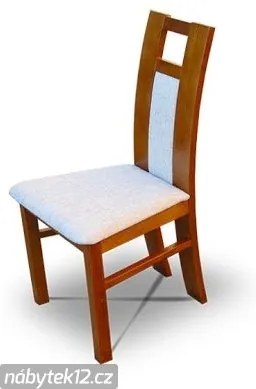 Moderní jídelní židle Kali, masiv buku, kalvados