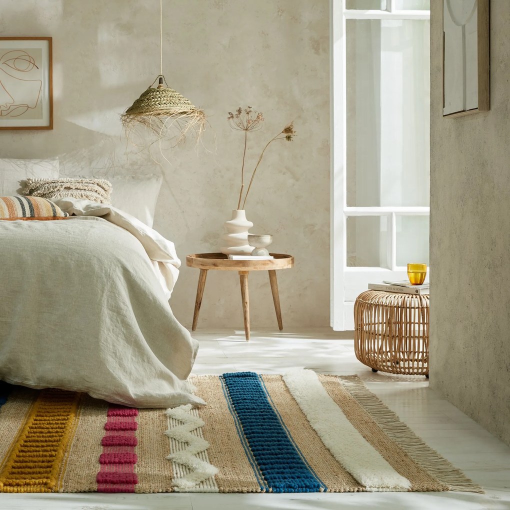 Flair Rugs koberce AKCE: 160x230 cm Kusový koberec Jubilant Medina Jute Natural/Multi - 160x230 cm