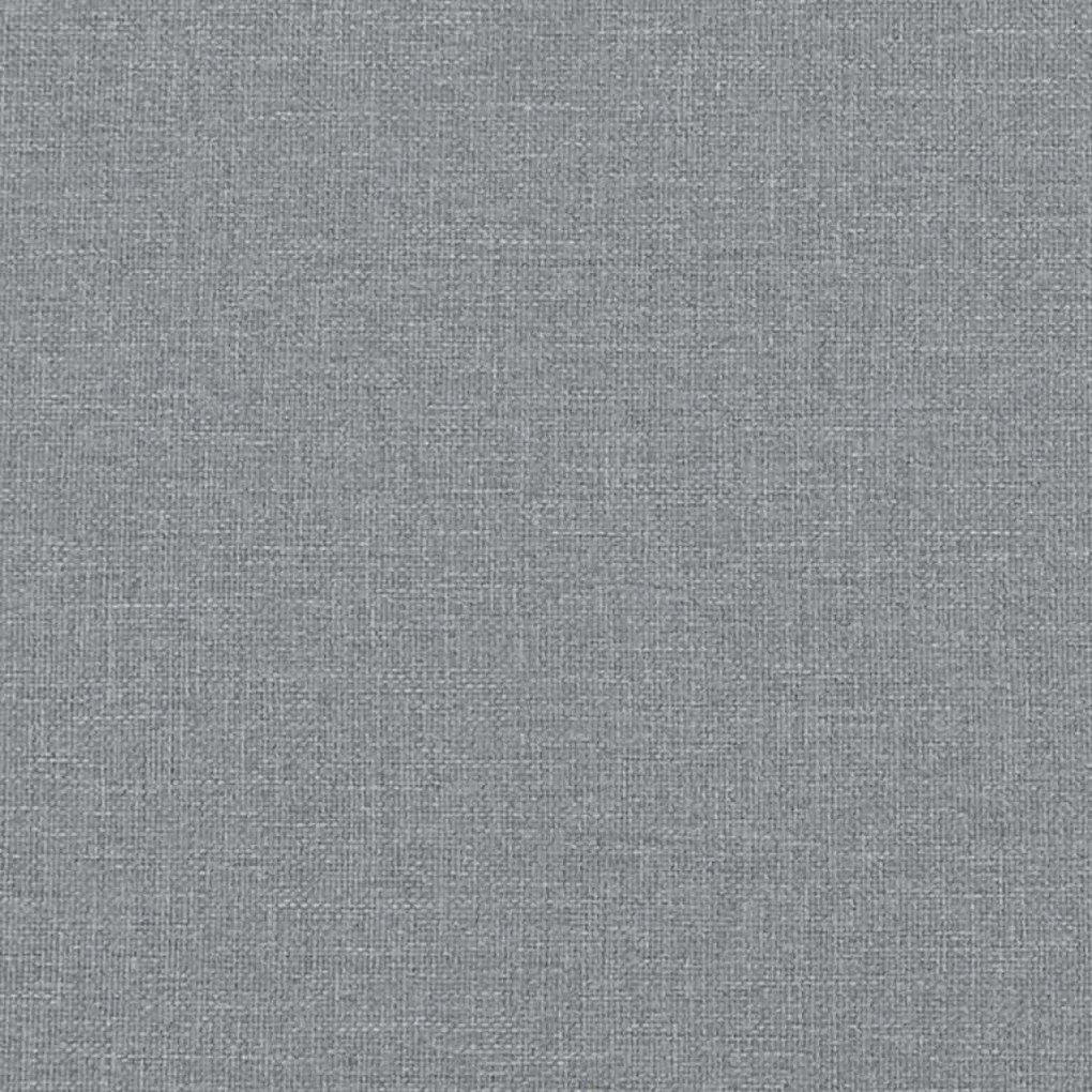 vidaXL Válenda s přistýlkou a zásuvkami 90 x 200 cm textil [3197670] Barva: světle šedá