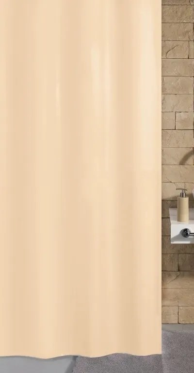 KITO sprchový závěs 180x200cm, polyester natur (4937202305)