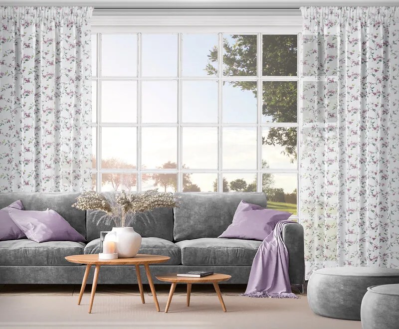 Květinový závěs na pásce DINA 140x270 cm