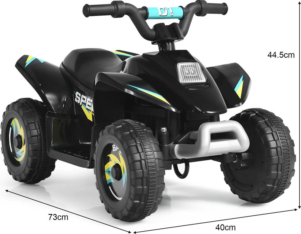 Costway Elektrické autíčko pro děti Elektrická dětská čtyřkolka dětská motorka