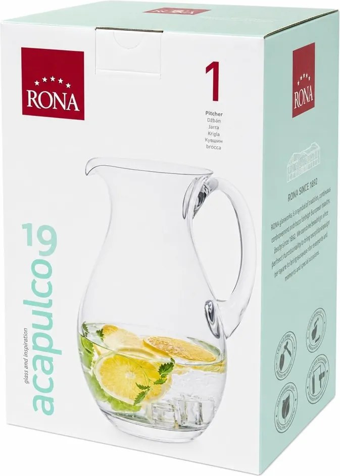 Rona Skleněný džbán Acapulco 1,9 l