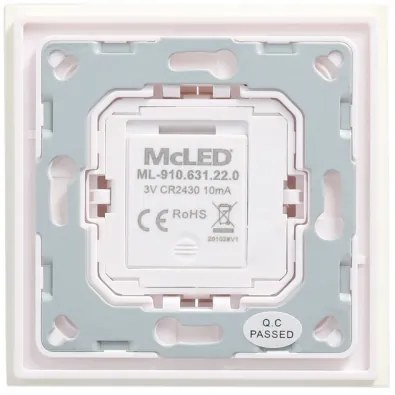 RF nástěnný ovladač McLED RGBW ML-910.631.22.0 1 kanál