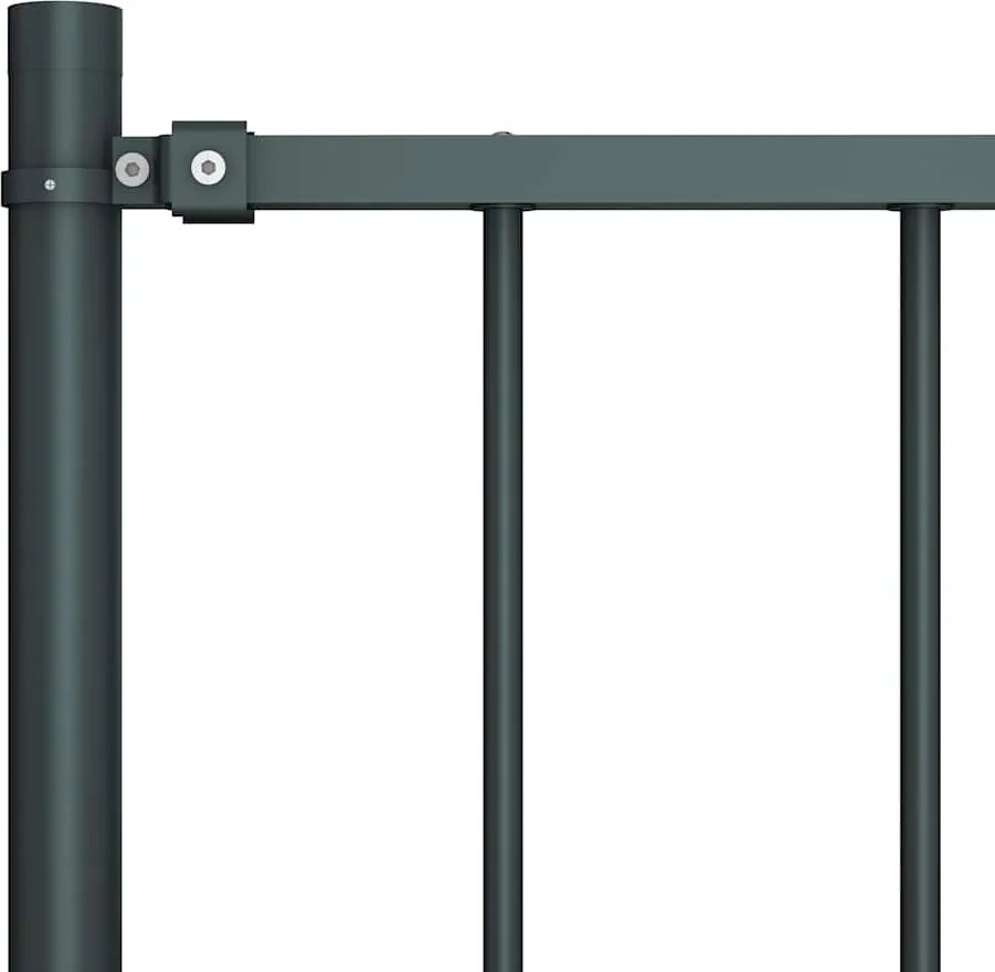 Plotový panel Woerden se sloupky ocelový 1,7x0,75 m antracitový 145212