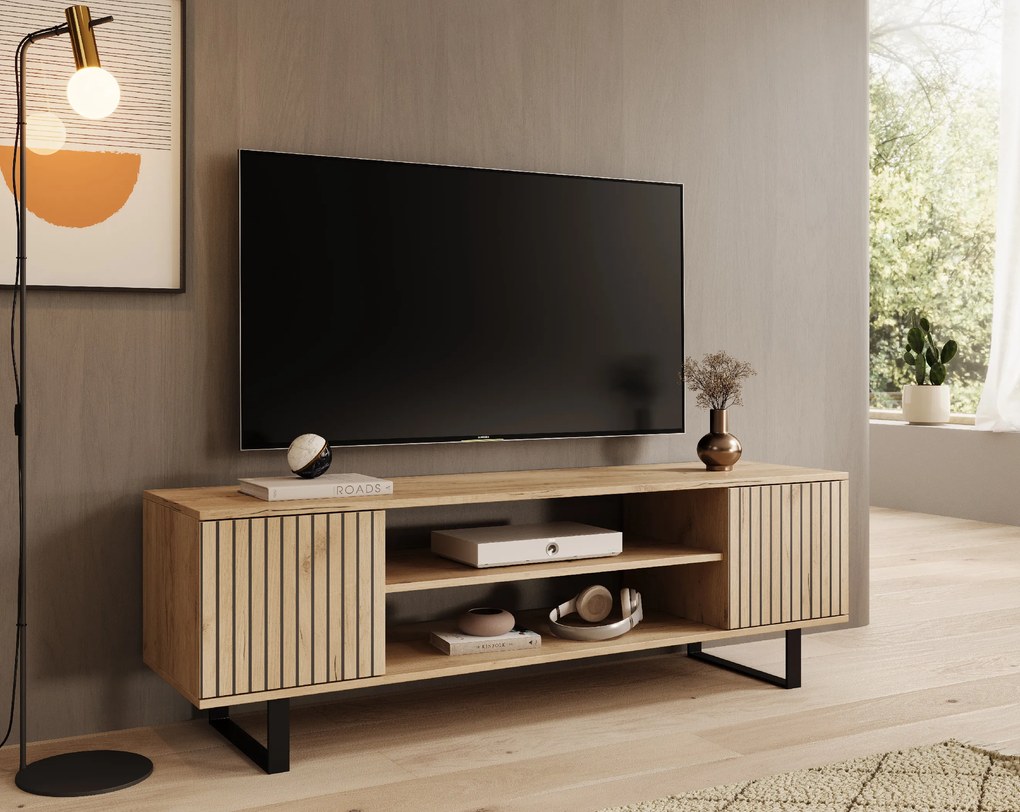 ADRK Furniture Skříňka RTV Lorello 155 cm RTV-LOR-OC-155