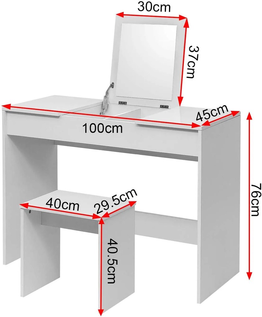 Toaletní stolek Edith Piaf