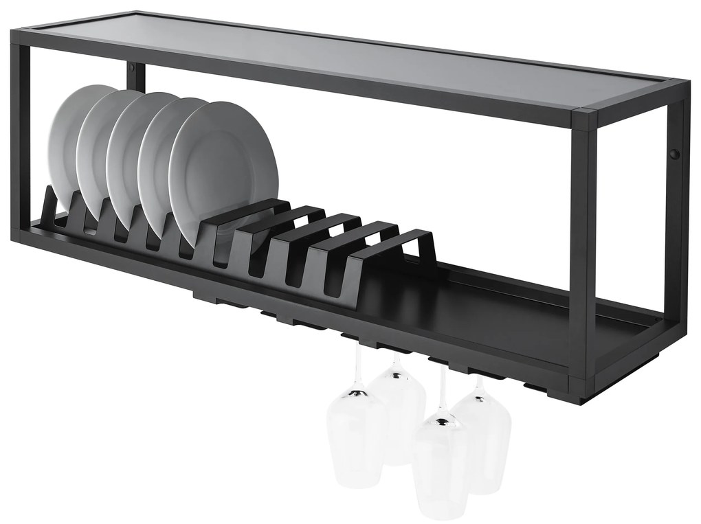 Závěsný systém Wesco Smart Rack provedení: černý práškový nástřik, rozměr: 90 x 45 cm RACK-RS120X45.S